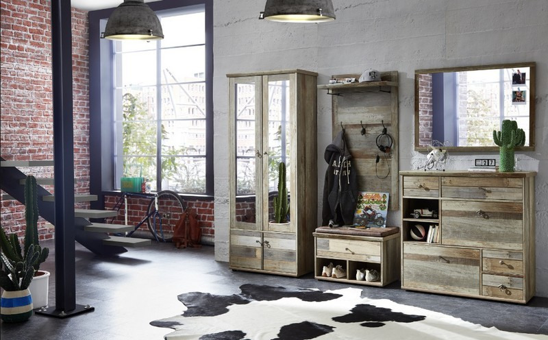 Komoda/botník Bonanza, vintage optika | ASKO - NÁBYTEK