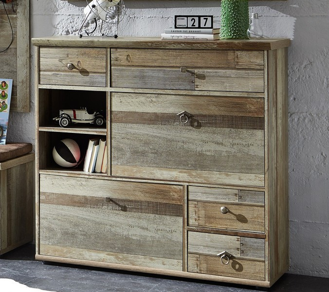 Komoda/botník Bonanza, vintage optika | ASKO - NÁBYTEK