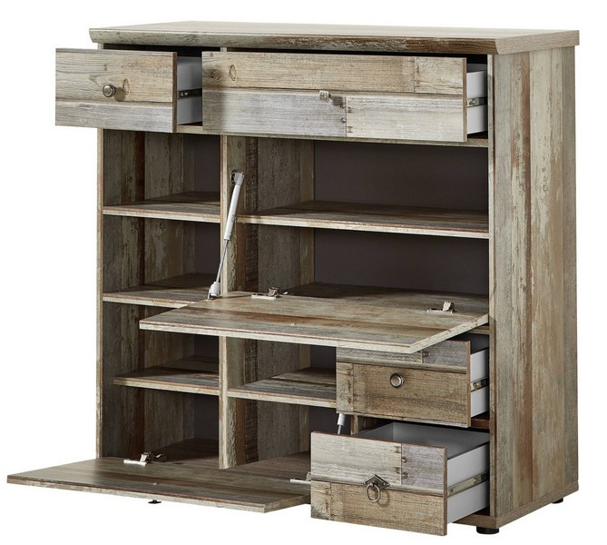 Komoda/botník Bonanza, vintage optika | ASKO - NÁBYTEK