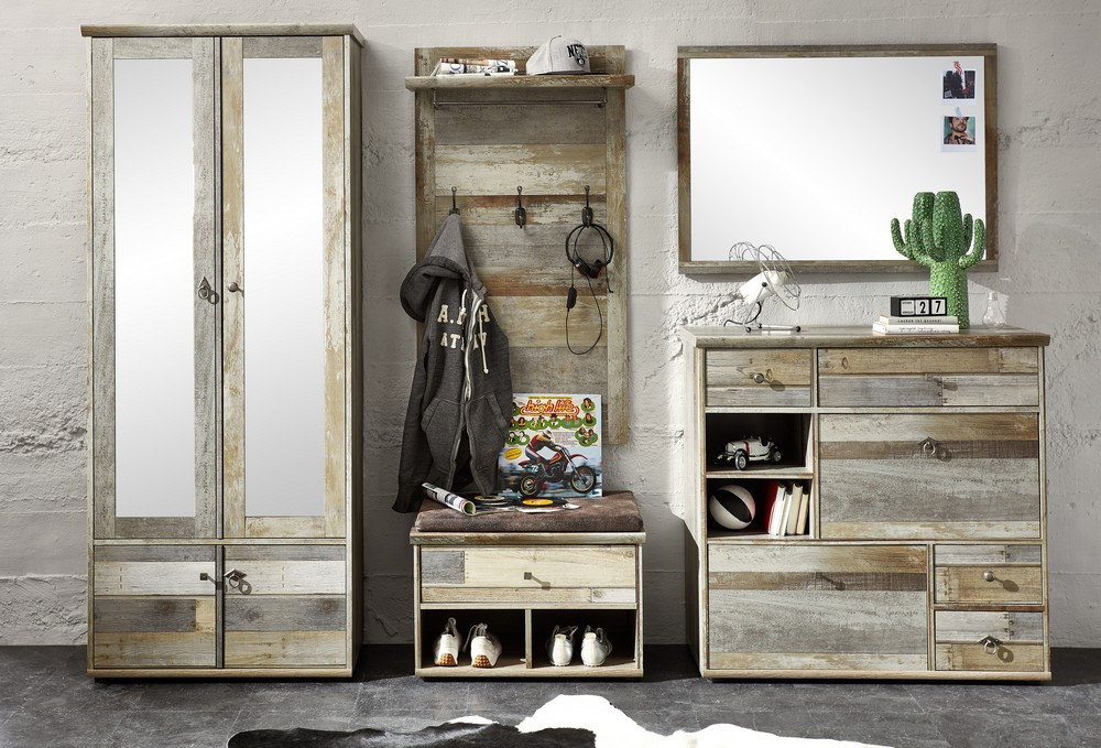 Komoda/botník Bonanza, vintage optika | ASKO - NÁBYTEK