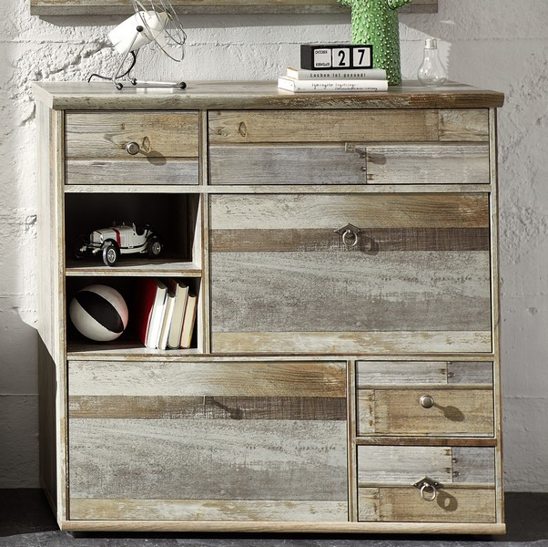 Komoda/botník Bonanza, vintage optika | ASKO - NÁBYTEK