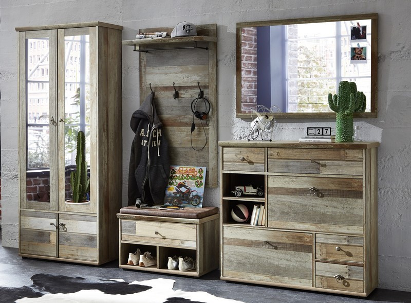 Komoda/botník Bonanza, vintage optika | ASKO - NÁBYTEK