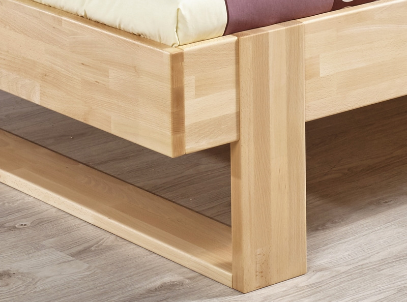Postel Linda 180x200 cm, přírodní buk | ASKO - NÁBYTEK