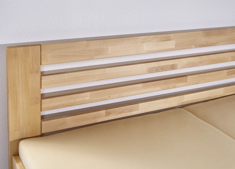 Postel Linda 180x200 cm, přírodní buk | ASKO - NÁBYTEK