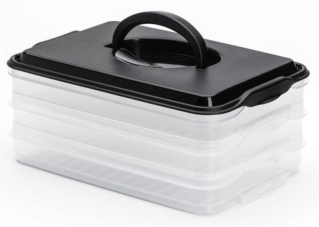 Přenosný box na potraviny 3 patra, 0,8 l | ASKO - NÁBYTEK