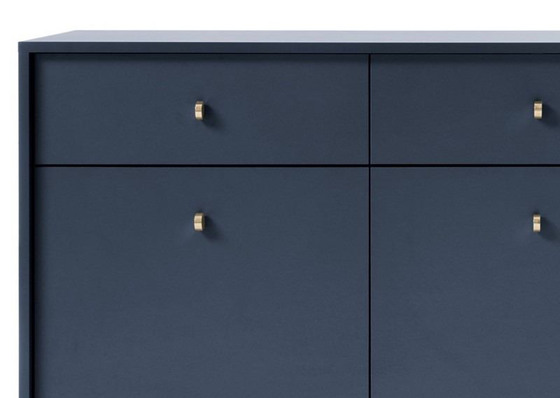 Široká komoda Mono, tmavě modrá | ASKO - NÁBYTEK
