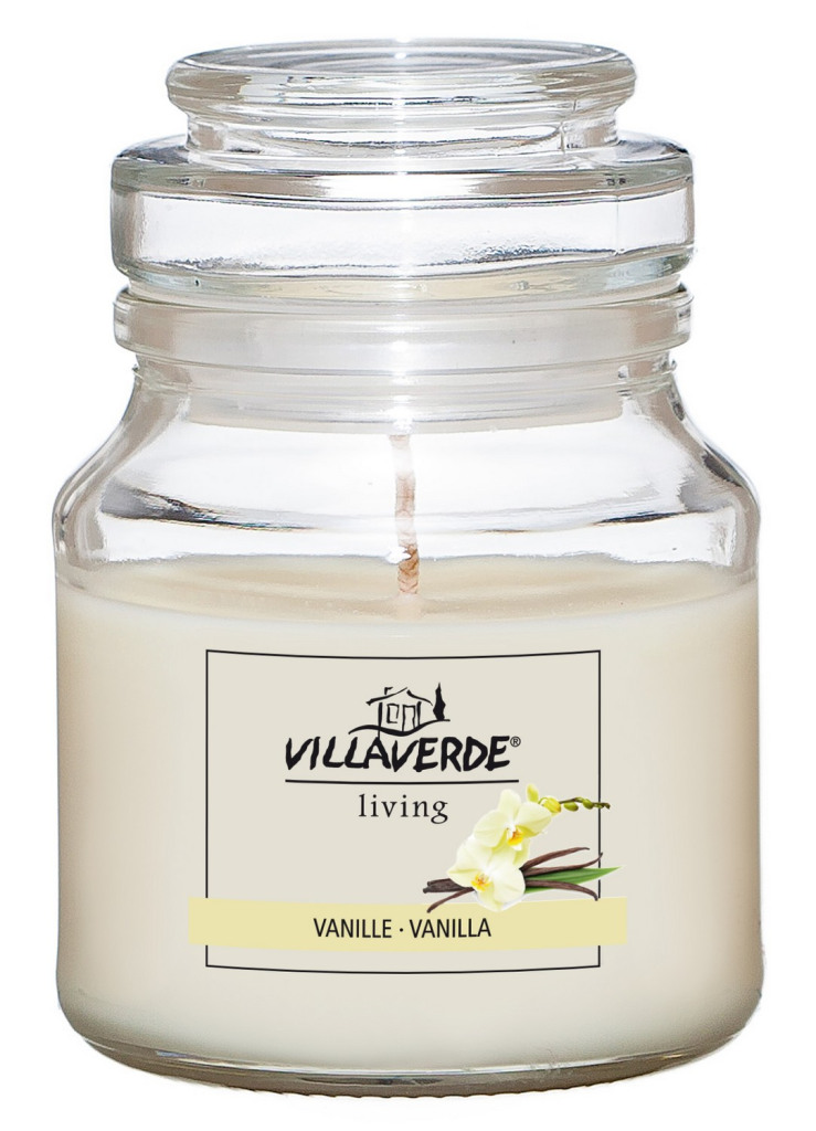 Vonná svíčka ve skleněné dóze Vanilka | ASKO - NÁBYTEK