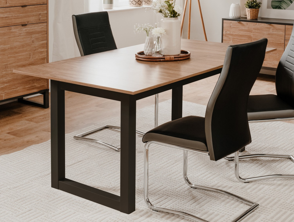 Rozkládací jídelní stůl Austin 160x90 cm, bambus | ASKO - NÁBYTEK