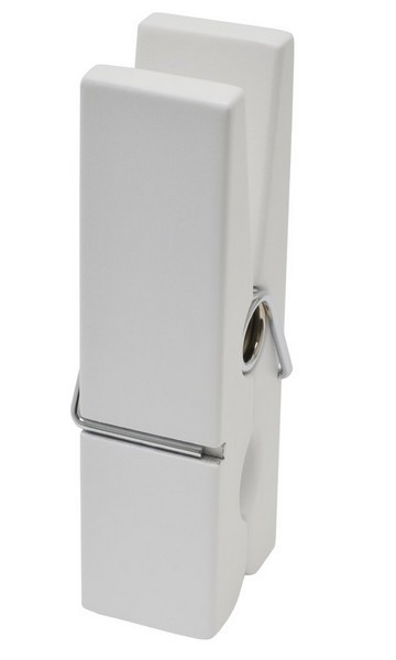 Nástěnný držák Mega Klip, bílý | ASKO - NÁBYTEK