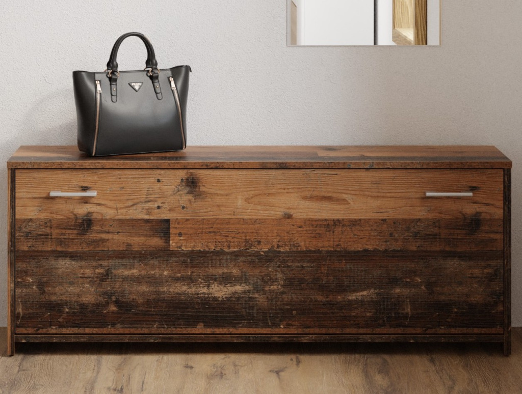 Botník Samuel, vintage optika dřeva | ASKO - NÁBYTEK