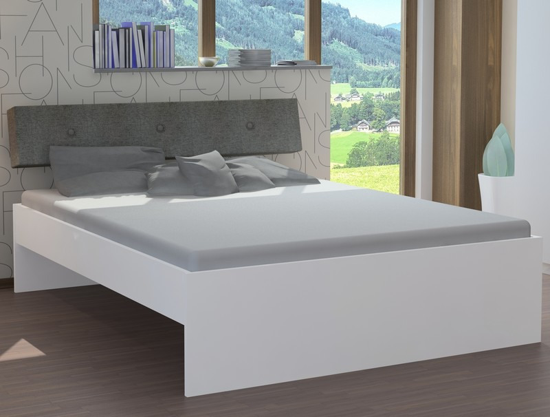 Postel Katrin 160x200 cm, bílá | ASKO - NÁBYTEK