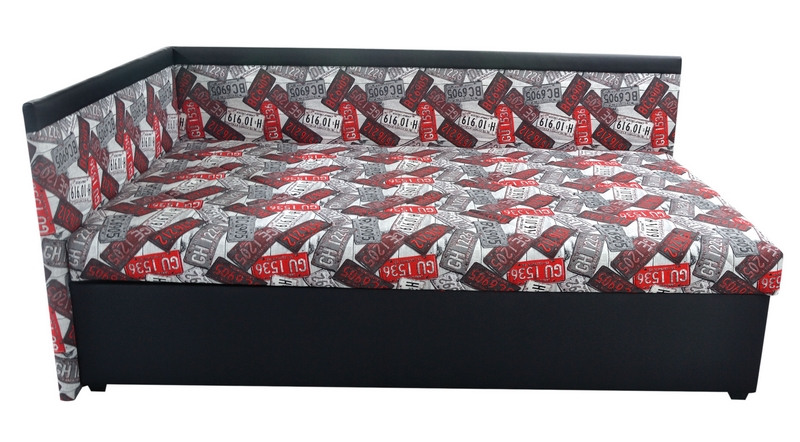 Rohová postel TRAVIS levá 120x200 | ASKO - NÁBYTEK