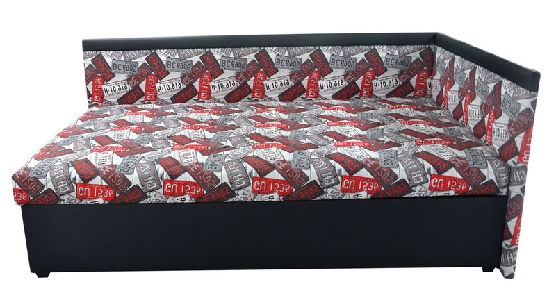 Rohová postel TRAVIS pravá 120x200 | ASKO - NÁBYTEK