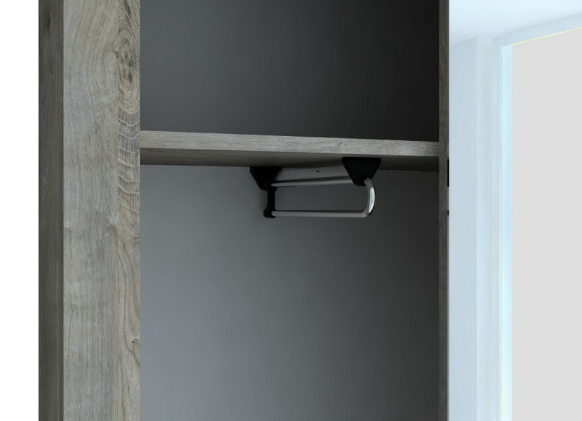 Předsíňová skříň Askon, dub ribbeck/bílá | ASKO - NÁBYTEK