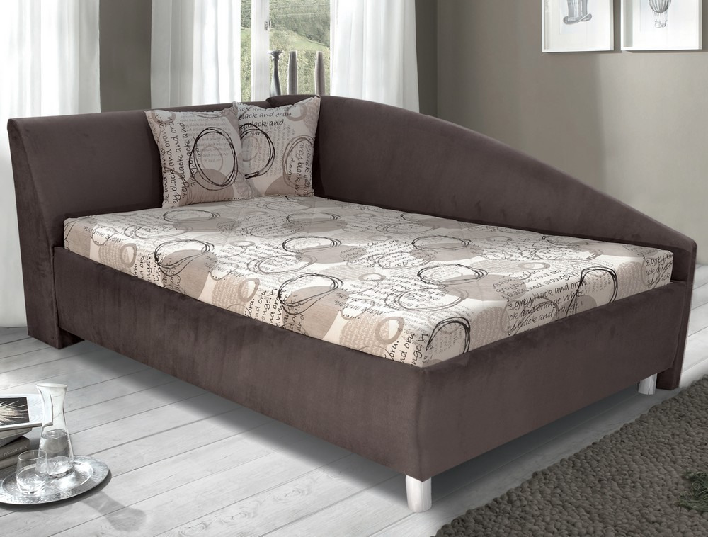 Rohová postel Andrew levá 110x200 | ASKO - NÁBYTEK