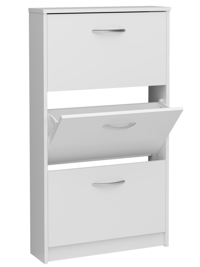 Botník Step, bílý | ASKO - NÁBYTEK