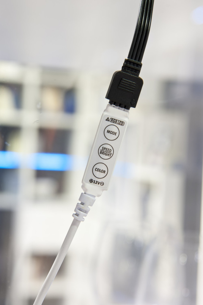 Sada RGB-LED osvětlení polic 2 ks | ASKO - NÁBYTEK