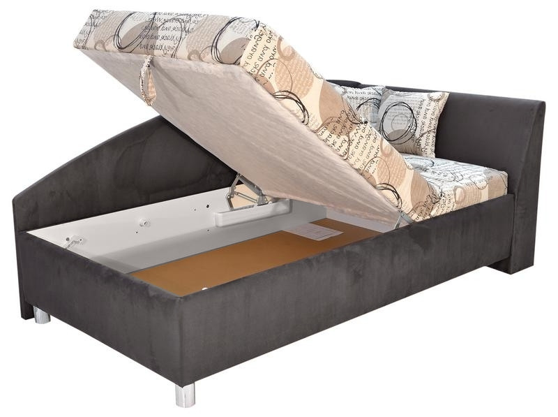 Rohová postel Andrew pravá 110x200 | ASKO - NÁBYTEK