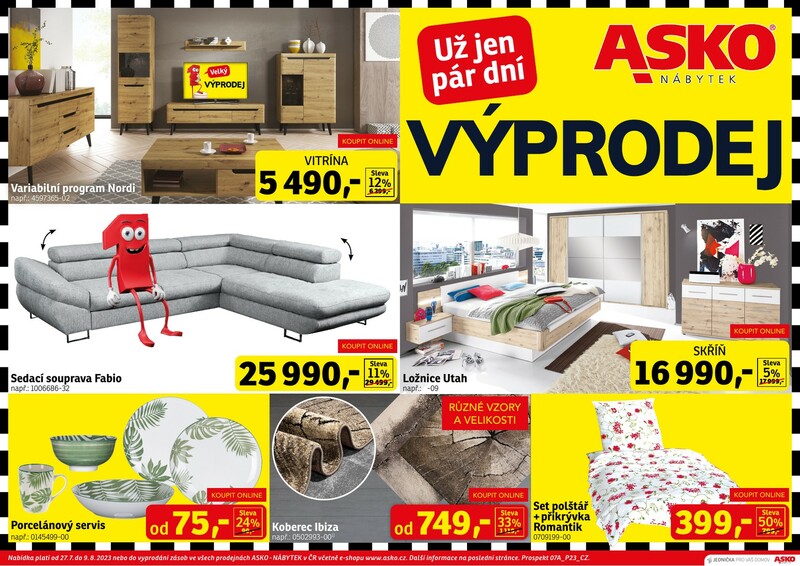 ASKO NÁBYTEK - Velký letní výprodej